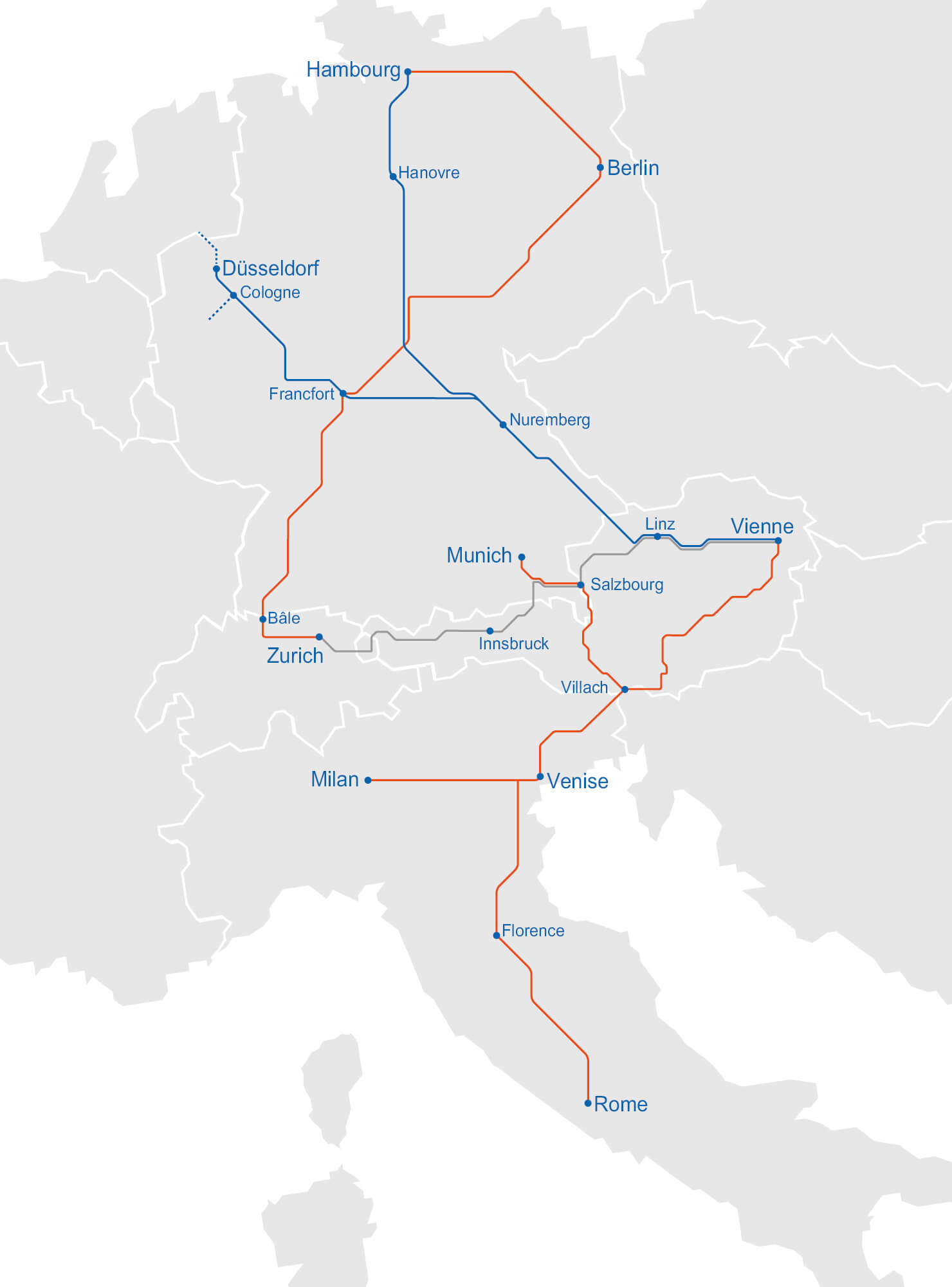 Réservez vos billets de train ÖBB Nightjet