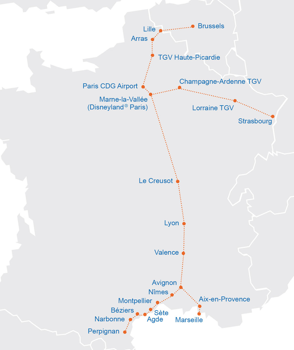 Book your TGV® Brussels-France train tickets