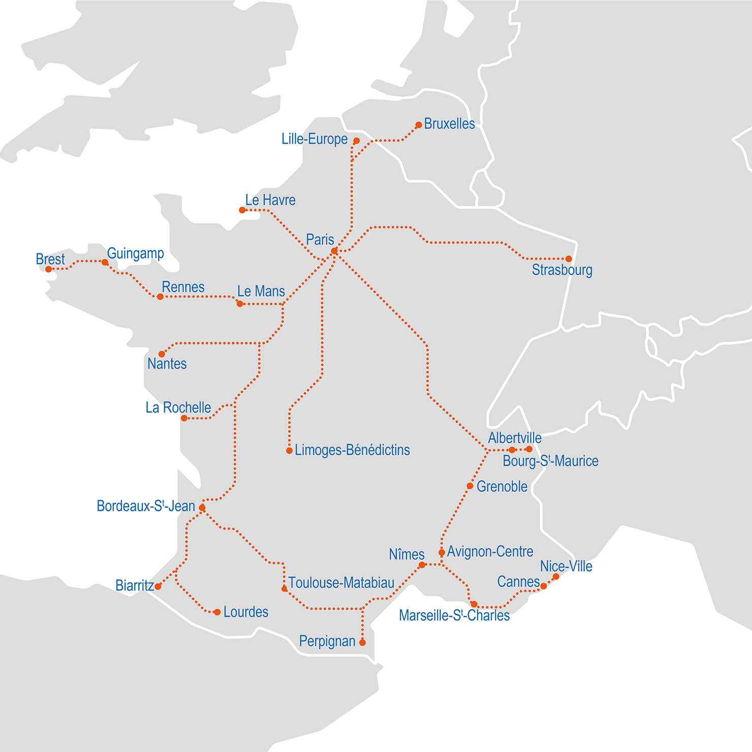 Voyagez avec TGV® partout en France
