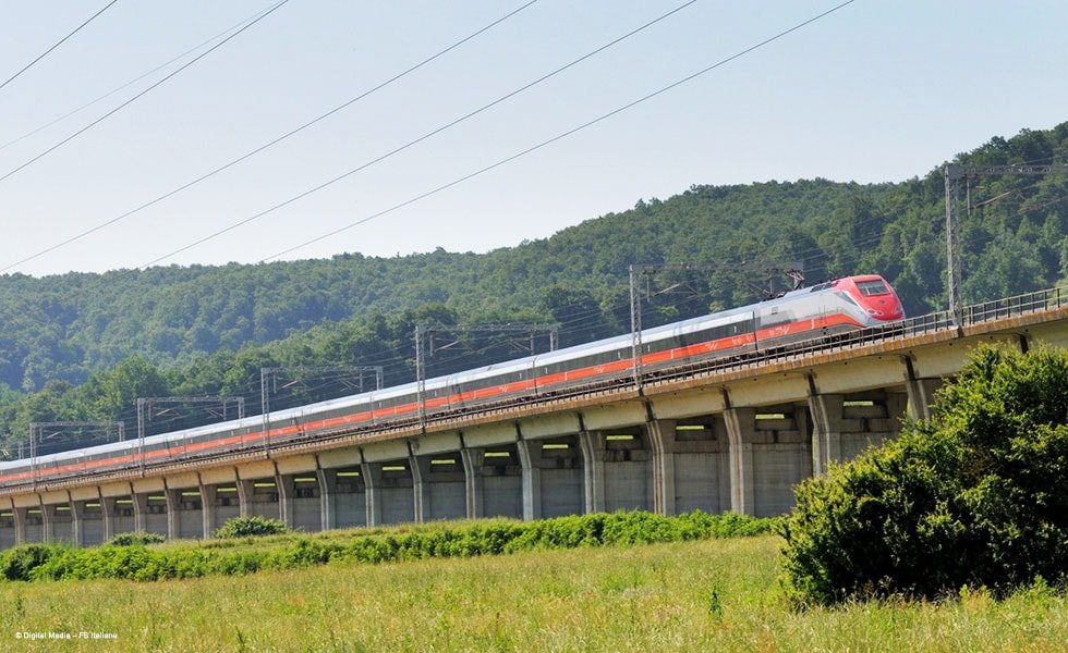 Italy at high speed by Trenitalia train