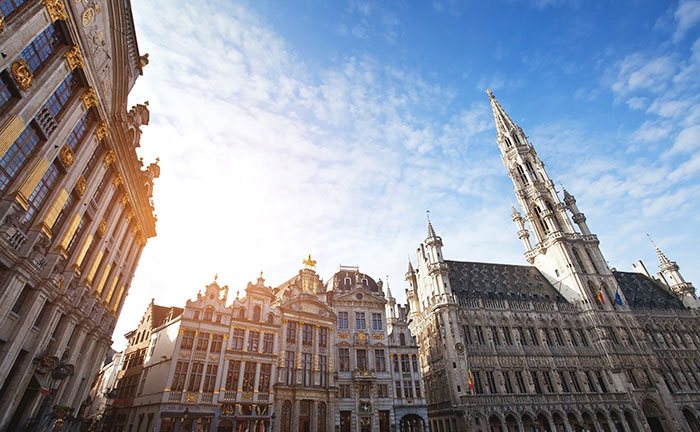 Brussels-Midi/Zuid train station at the heart of Europe